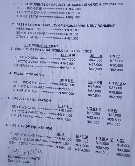 KSUSTA School Fees 2022/2023 [Indigene & Non-Indigene]
